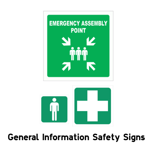 General Safety Signs (290mm x 290mm) – Nation Overalls